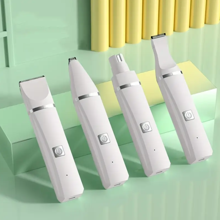 Sada 4v1 Zastřihovač / Bruska / Strojek na úpravu srsti Profi Dog and ...